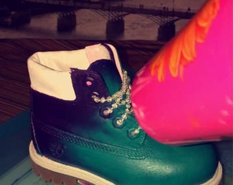 Custom timberlands | Etsy