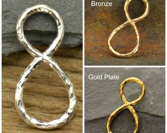 Sterling Silver Infinity Link Infinity Charm Silver