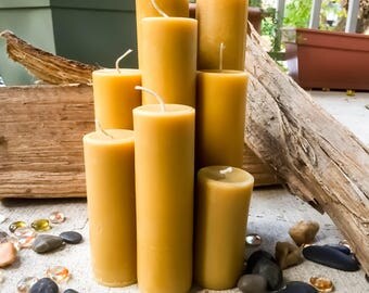 Pillar candles | Etsy