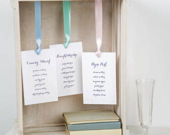 Wedding table tags | Etsy