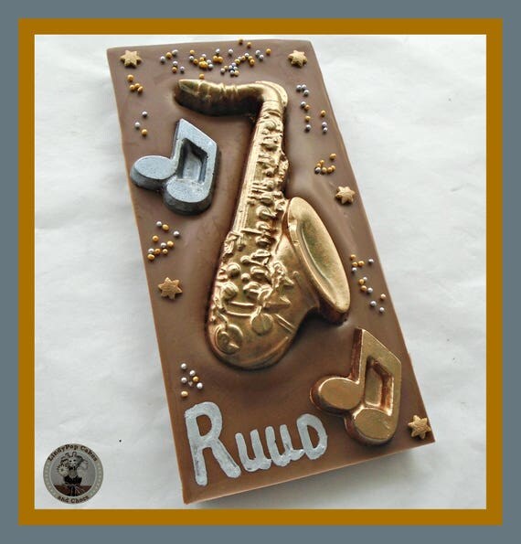 Saxophone Chocolate Gift/Jazz Music/Sax Player/Musician/Jazz