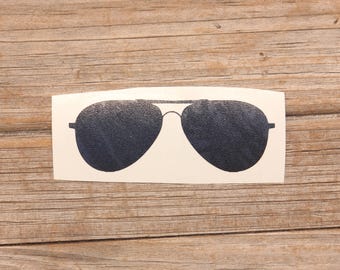 Sunglasses decal | Etsy
