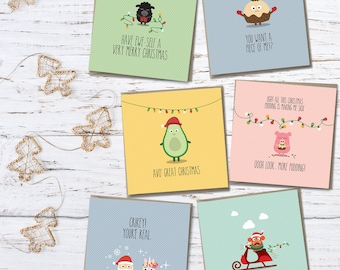 Pun christmas card | Etsy