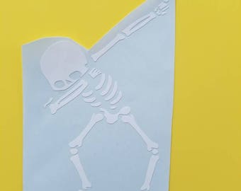 Skeleton decal | Etsy