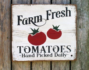 Tomato signs | Etsy