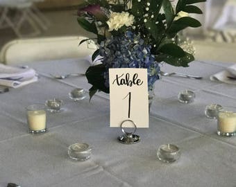 Custom table numbers | Etsy