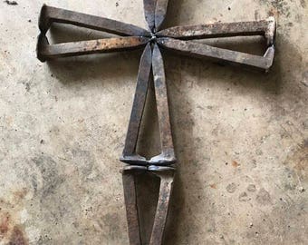 Railroad spike cross | Etsy
