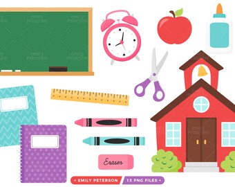 School clip art | Etsy