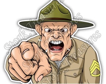 Drill sergeant | Etsy