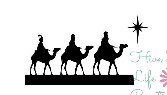 Three Kings Instant Download Christmas Three Kings SVG File