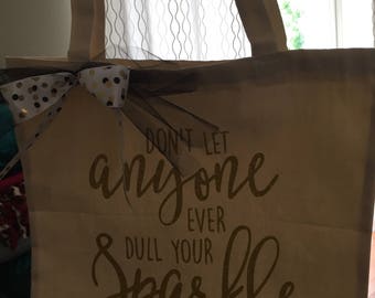 Cute sayings tote | Etsy