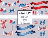 4th of july clipart | Etsy