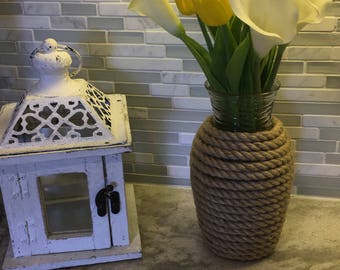 Rope vase | Etsy