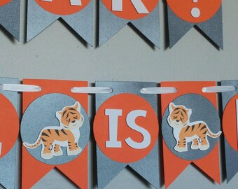 Tiger banner | Etsy