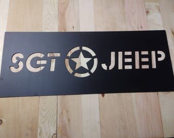 Jeep sign | Etsy