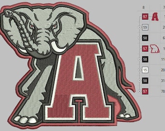 Alabama embroidery | Etsy