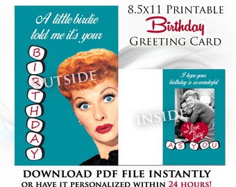 I love lucy party | Etsy