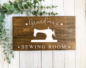 Sewing room sign | Etsy