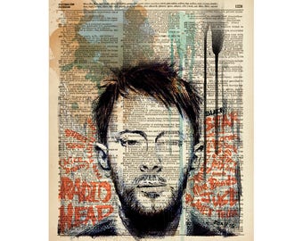 Radiohead poster | Etsy