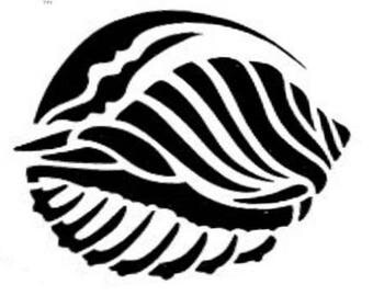 Sea shell stencils | Etsy