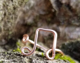 Music note ring | Etsy