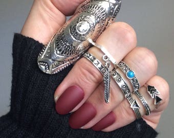 Full finger ring | Etsy