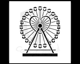 Ferris wheel svg | Etsy