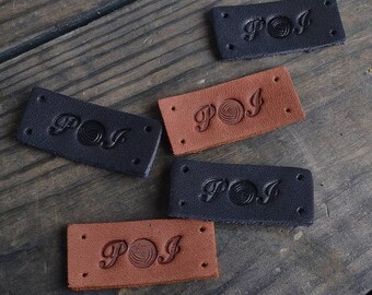 Leather label | Etsy