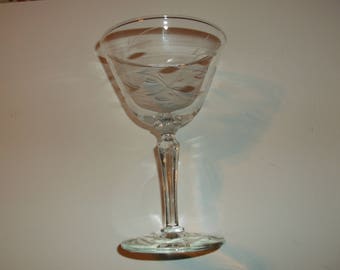Crystal stemware | Etsy