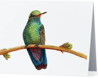 Hummingbird card | Etsy