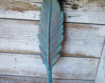 Feather wall decor | Etsy