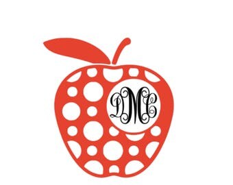 Apple vinyl decal | Etsy