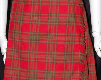 Tartan skirt | Etsy