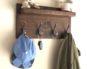 Rustic coat rack | Etsy