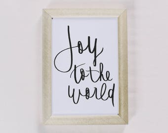 Joy to the world | Etsy