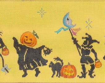 Halloween canvas | Etsy