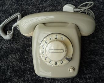 Retro PTT telefoon uit 1977 type T65-TDK-de luxe Ivoor jaren