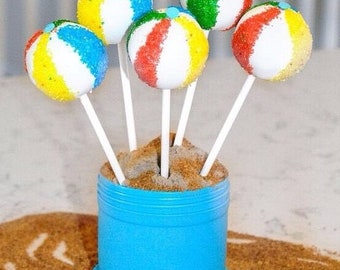 Pool Ball Cake Pops
