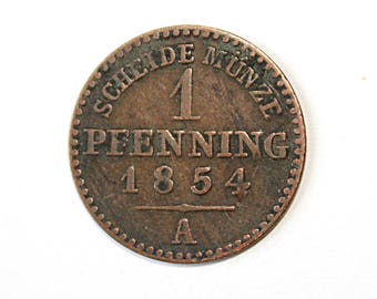 Authentic ancient coin pendant Antique Indian coin men's