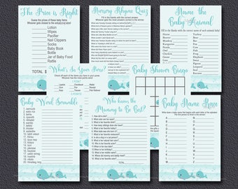 Whale baby shower | Etsy