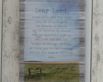 Farmers prayer | Etsy