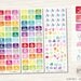 52 Week Savings Challenge Stickers Planner Stickers FS31