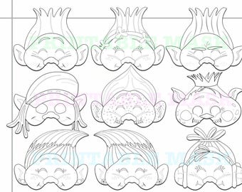 Trolls photo booth | Etsy