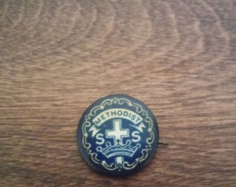 Methodist pin | Etsy