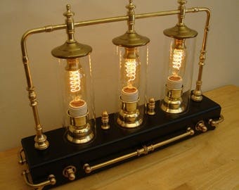 Steampunk lamp | Etsy