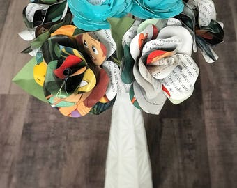 Paper flower bouquet | Etsy