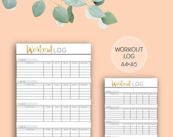 Gym Planner Stickers Printable workout exercise health