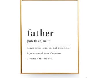 Father definition | Etsy