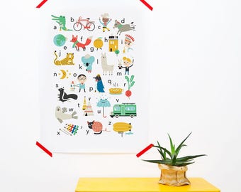 Abc poster | Etsy