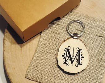Letter keyring | Etsy
